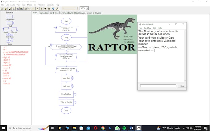 Create custom raptor flowcharts, algorithms, and pseudocode for you by ... Create custom raptor flowcharts, algorithms, and pseudocode for you by ...
