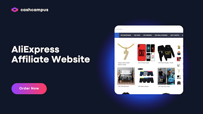 Develop aliexpress affiliate marketing website for you by ...