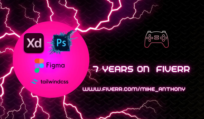 Convert Psd Figma And Xd To Html Using Tailwind Css By Mike Anthony Fiverr