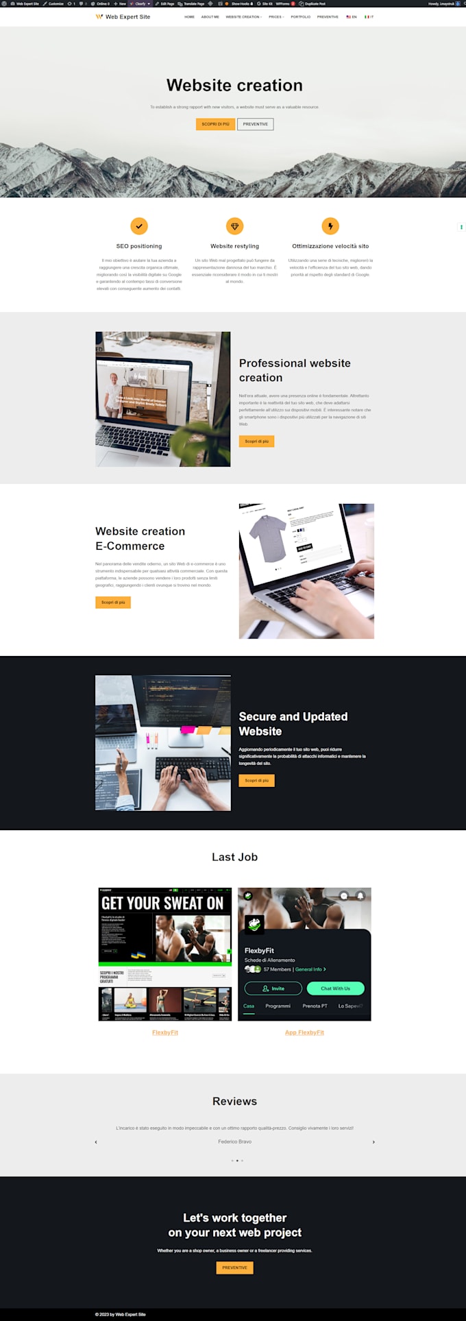 Develope wordpress, shopify or wix website with seo by Gysnoize_studio | Fiverr
