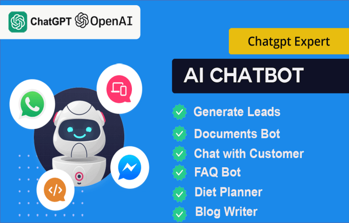 Create chatgpt bot for your business by Jetani_ravi | Fiverr
