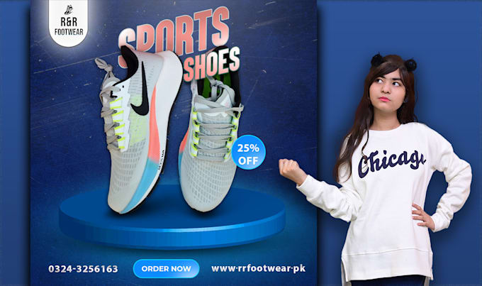 Design creative shoes content for your store by Rtasmia | Fiverr