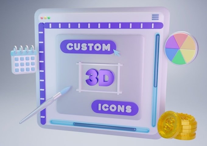 Create custom 3d icons for website and interface platforms by Naseemam ... Create custom 3d icons for website and interface platforms by Naseemam ...