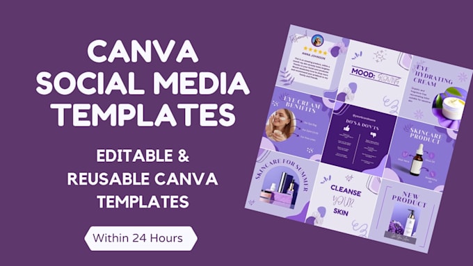 Create editable and reusable canva instagram templates by Sarahjhusayn ...
