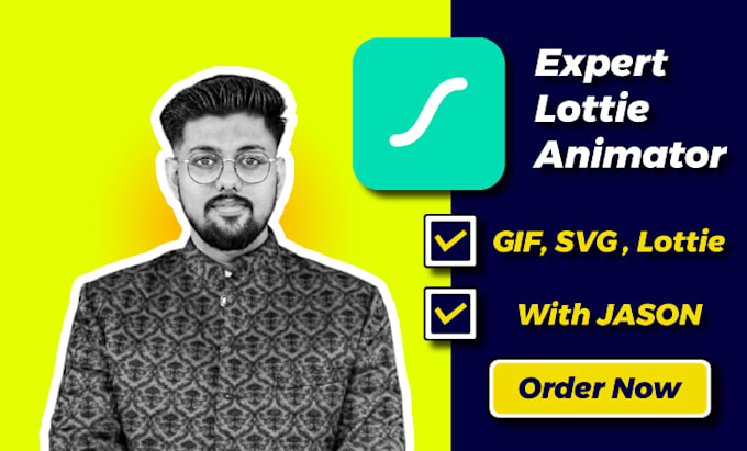 Make a lottie, svg, and json animation for your website by ...