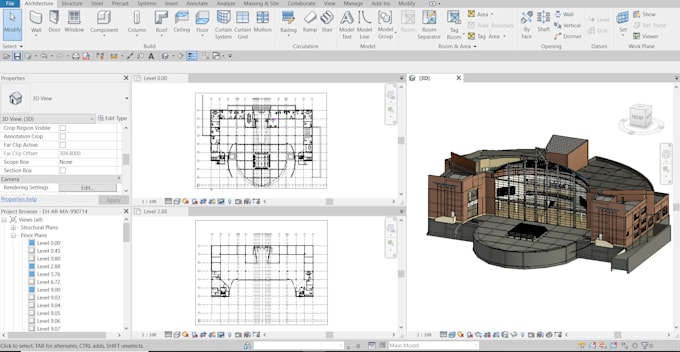 Do revit sketchup bim architecture lod 400 by Saeid_tech | Fiverr