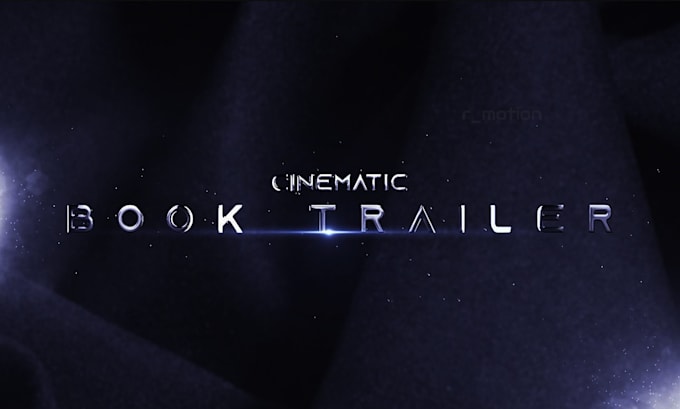 Create a cinematic book trailer promo video by R_motion | Fiverr