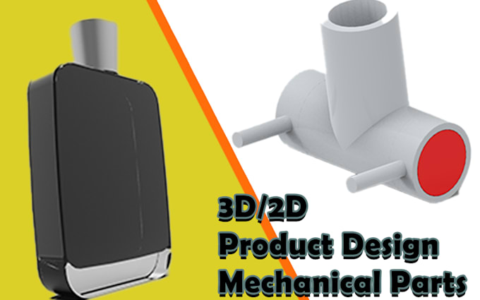 2d drawing or 3d model parts design product design modeling by ...