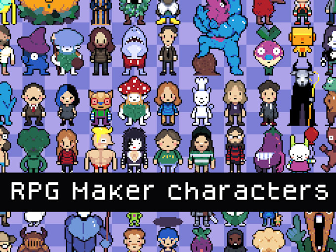 Make character walking cycles in pixel art for rpg maker by Watsomashi | Fiverr