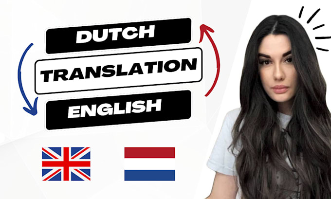 Professionally translate english to dutch and dutch to english by ...
