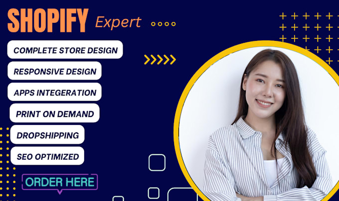 Create a shopify store, design shopify store, design website by ...