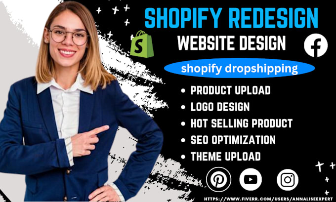 Do shopify website design, shopify store redesign shopify store design ...