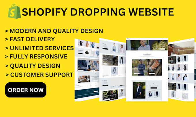 Build shopify store, shopify dropshipping, shopify website development ...