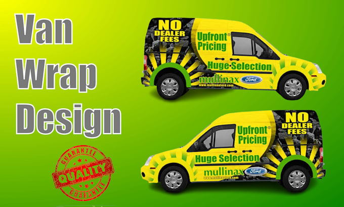 Do a product wrap design, van wrap and car wrap design, vehicle wrap by ...