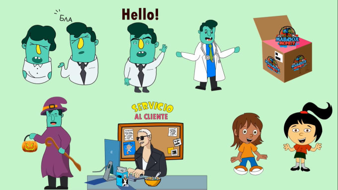 Do an amazing hand drawing 2d animated loop gif by Nippon001 | Fiverr