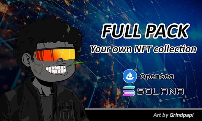 Create your collection nft cartoon style by Grindpapi | Fiverr