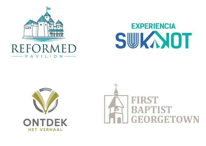 Design modern church ministry religious logo by Digi_hub69 | Fiverr