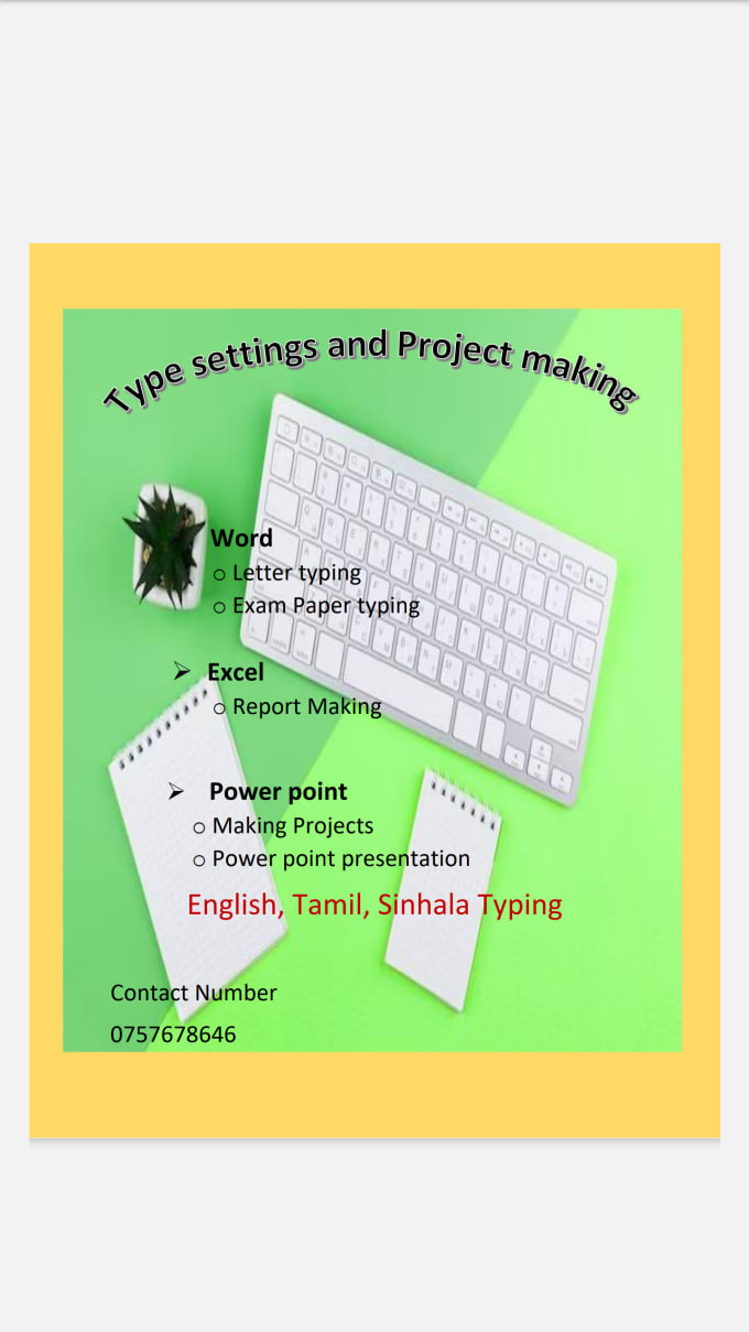 Do fast typings for u by Niroshdayanithi | Fiverr