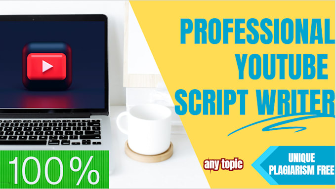 Write compelling youtube script in 24 hours by Alizayzehra | Fiverr