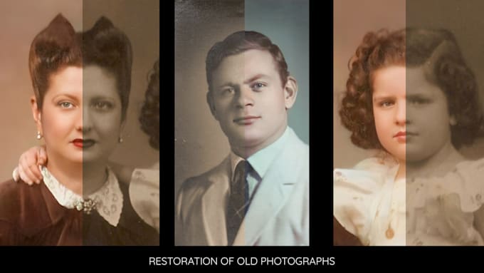 Restore your old photography, colorization, damage, breakage by ...