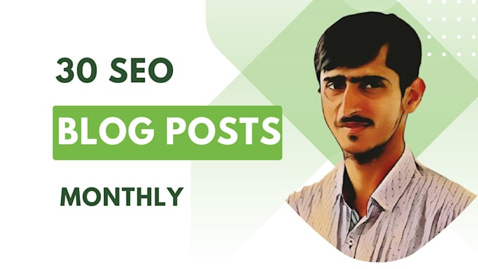 30 seo blog posts monthly with featured images by Pro_writer340 | Fiverr