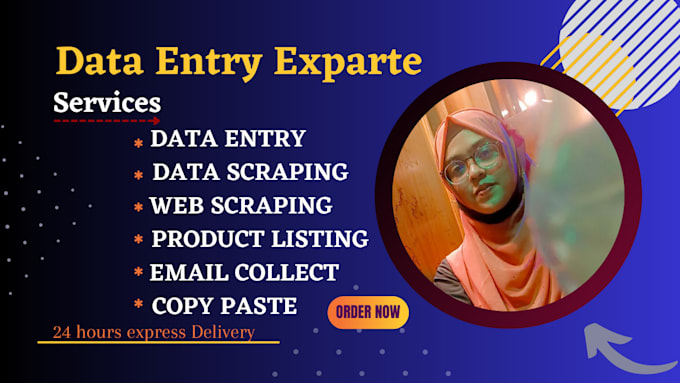 Do the superlative data entry, web scraping, copy paste work by Jk_khadizas0667 | Fiverr