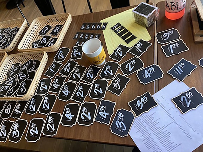 Hand draw your retail signs and displays price signage by Kfrimel | Fiverr