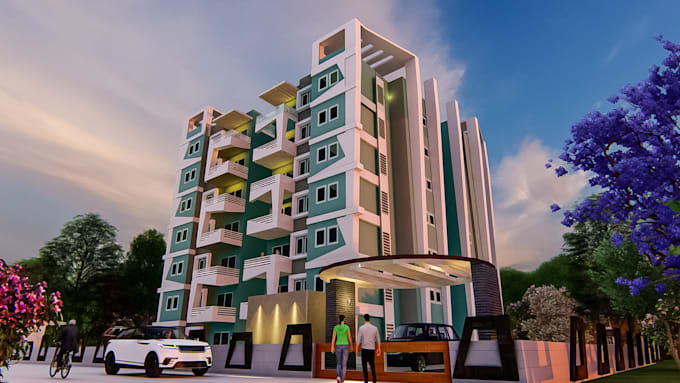 Do architecture 3d modeling and realistic rendering by Pndwebsolutions | Fiverr