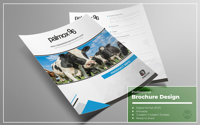 Design a digital brochure for your business ready to print by Elnath10 ...