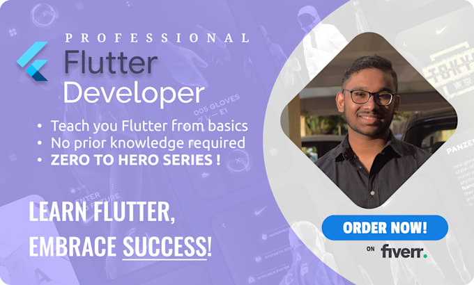 Teach you to build android and ios apps using flutter by Opxdelwin_ | Fiverr