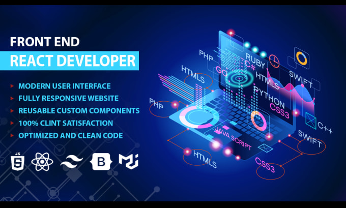 Be Reactjs Front End Programmer Using Mui And Tailwind Css By Devassignments Fiverr