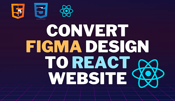 Convert figma to react website, figma to react bootstrap by Hamzamaan120 | Fiverr