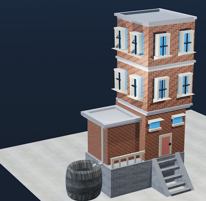 1 new building model by Puneetpaijwar | Fiverr