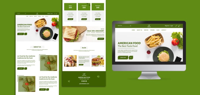 Do Create Front End Website With Responsive Using Html Css Javascript Bootstrap By