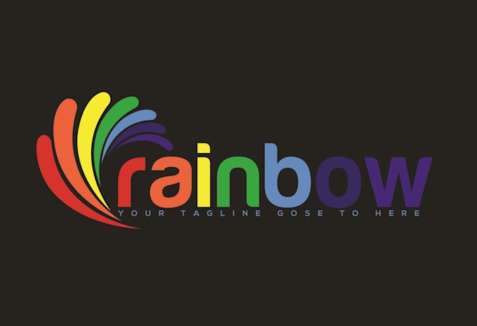 Design a professional modern rainbow logo by Fidel_ward | Fiverr