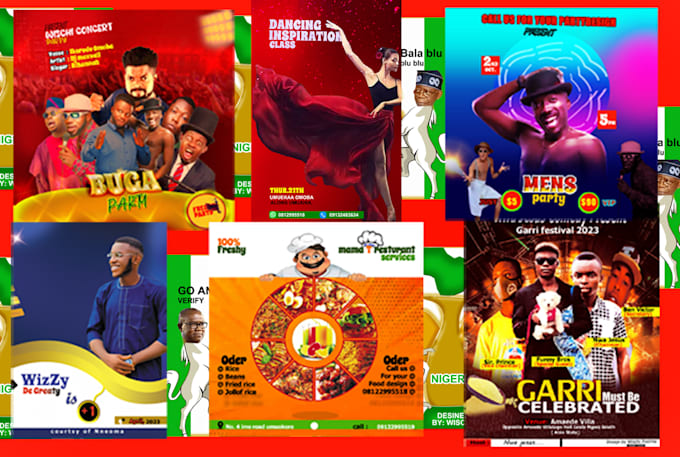 Design a flyer and poster for your brand by Wischi123 | Fiverr