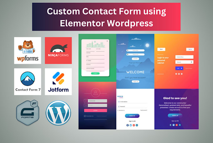 Design custom contact form using elementor wordpress website by Sanaparvaiz175 | Fiverr