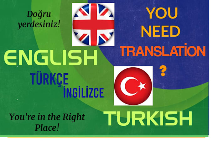 Translate between turkish and english by Drhkss | Fiverr