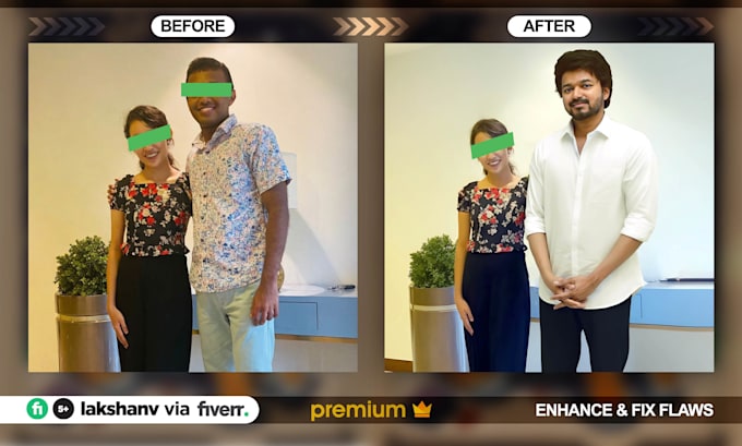 Enhance portraits, fix flaws and edit photos by Lakshanv | Fiverr