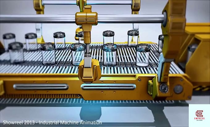 Create realistic 3d industrial, 3d technical animation by Empress_3d ...