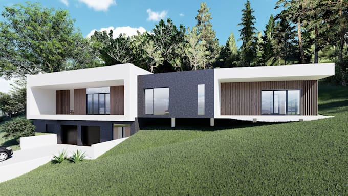 Do architectural 3d modeling rendering and video walkthrough by Alcatt | Fiverr