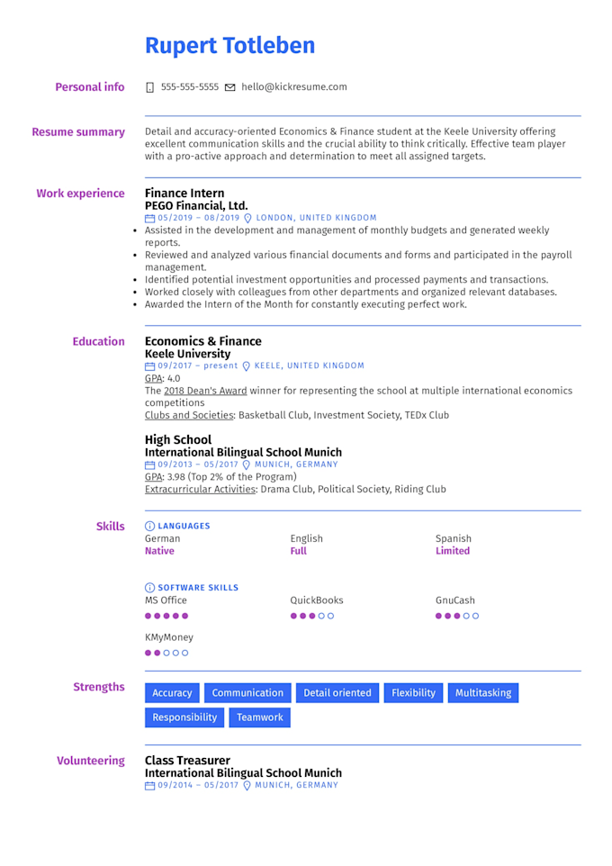 Create a professional cv that will land you your dream job by Afrah ...