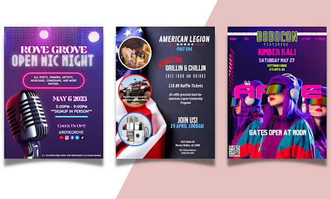 Design a quality event flyer in 12 hours or less by Nitawade623 | Fiverr