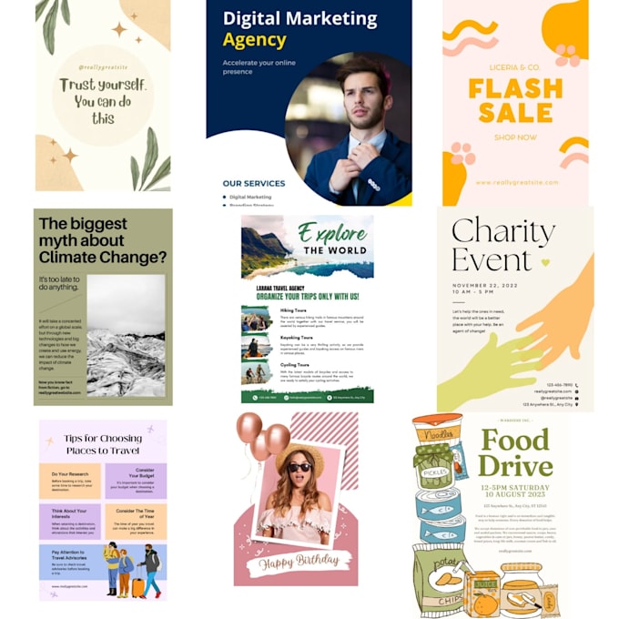 Create professional posters and flyers by Graphix_girl12 | Fiverr