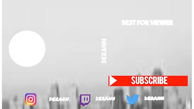 Make an animated intro, outro by Derann1337 | Fiverr