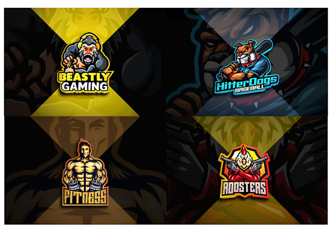 Design a 3d gaming esport mascot logo by Logo_empire004 | Fiverr