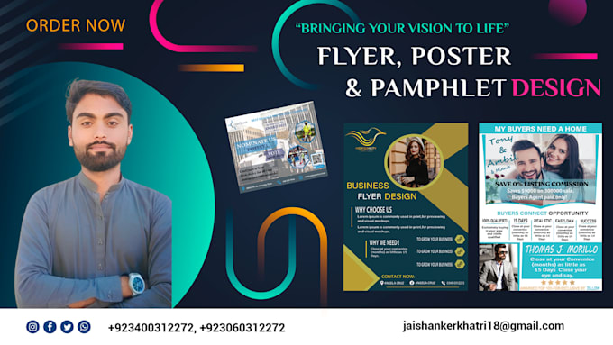 Design attractive, eye catchy flyers, posters, and pamphlets by ...