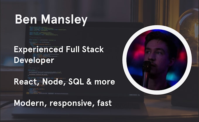 Create a modern full stack web application by Benkolya | Fiverr Create a modern full stack web application by Benkolya | Fiverr