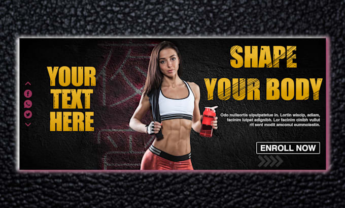 Design a professional shopify banner for your store by Zubaim_ | Fiverr