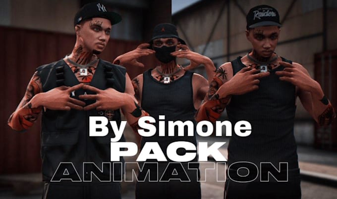 Give you custom emotes and animations pack for your fivem roleplay ...